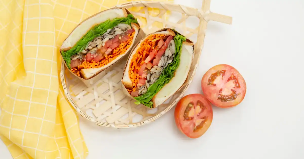 Sandwich chay kiểu Hàn Quốc